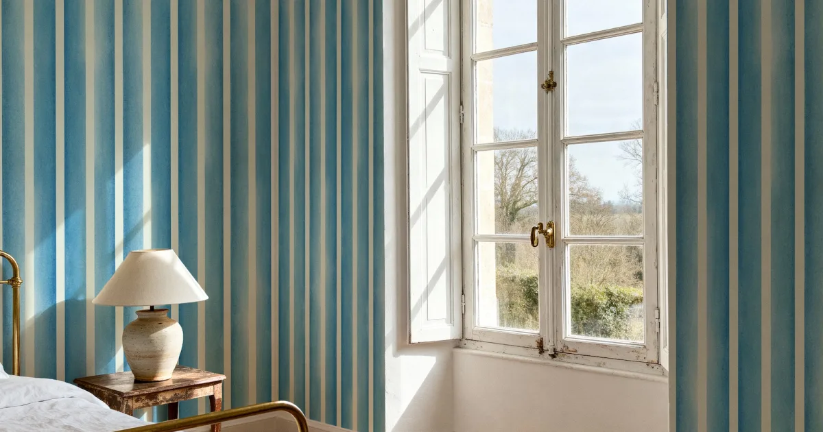 Flou, Blue Wallpaper | Shop Unique Wallpapers - Bien Fait